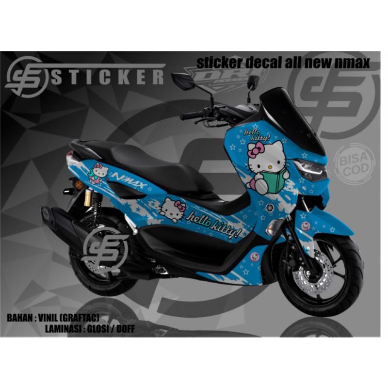 Jual decal sticker yamaha NMEX ALL NEW full body variasi HelloKiity ...