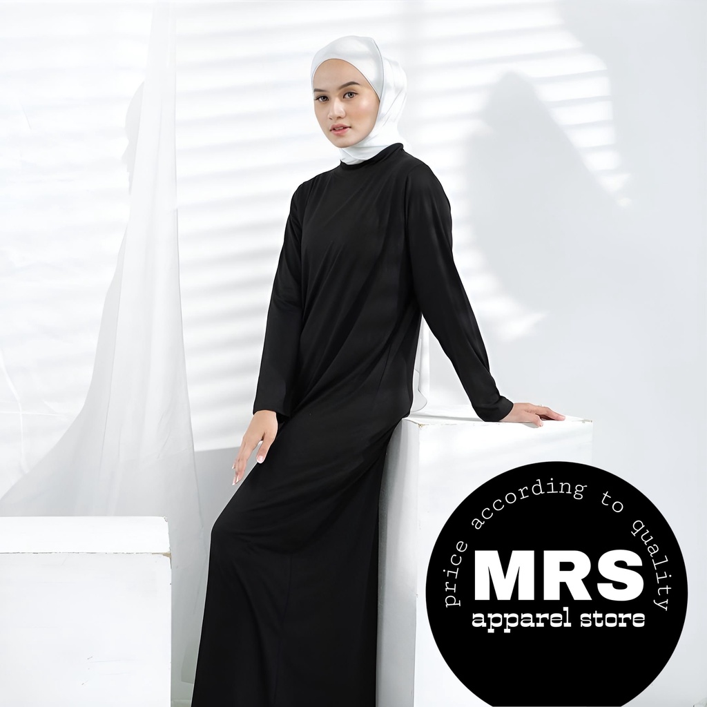 Jual Manset Gamis Polos Lengan Panjang Bahan Spandek Rayon Premium ...