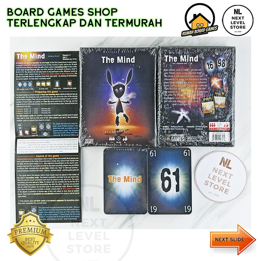 Jual The Mind Card Games - Board Game | Shopee Indonesia