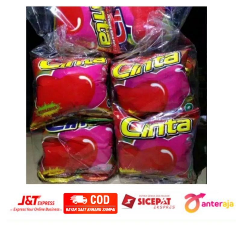 Jual Ciki Cinta besar 1 Pack isi 10 / Snack Berhadiah | Shopee Indonesia