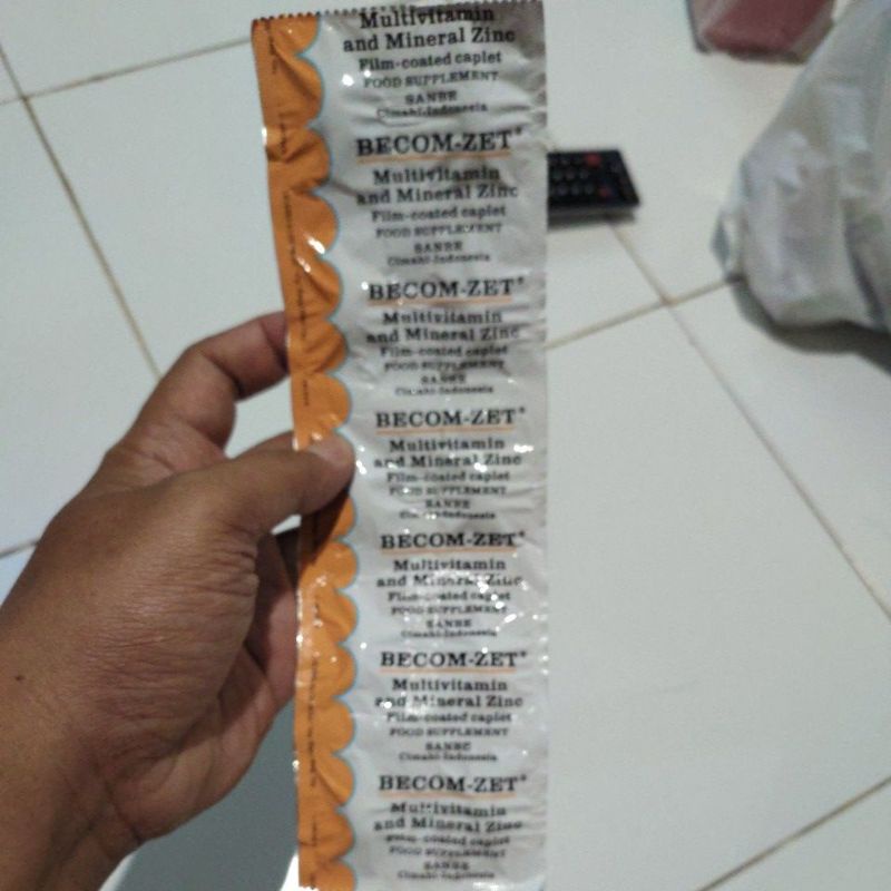 Jual Becom-Zet Multivitamin ( 1 Strips ) | Shopee Indonesia