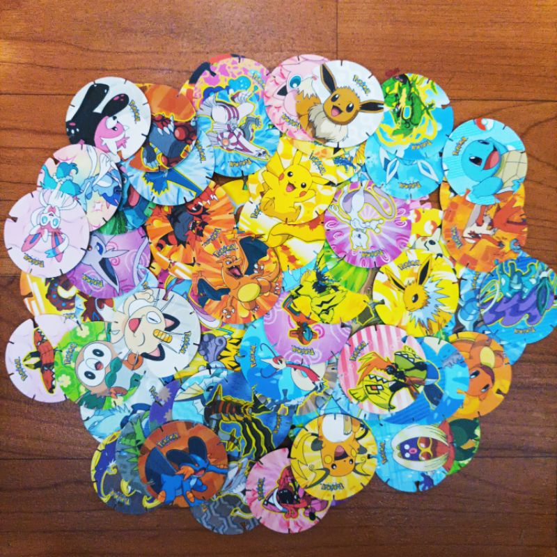 Jual Pokemon Coin Chiki Balls Tazos Koin Asia | Shopee Indonesia