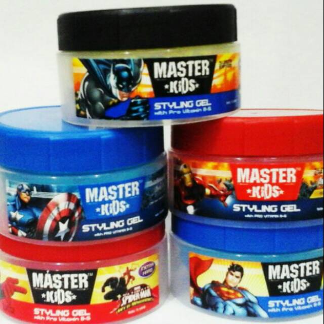 Jual Master Kids Hairstyling Gel -75 gr - Pot plastik - Pomade anak ...