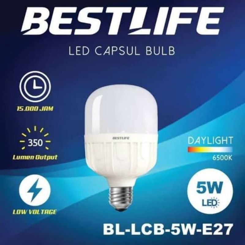 Jual LAMPU KAPSUL BOHLAM LED CAPSULE 5W BESTLIFE BL-LCB-5W | Shopee Indonesia