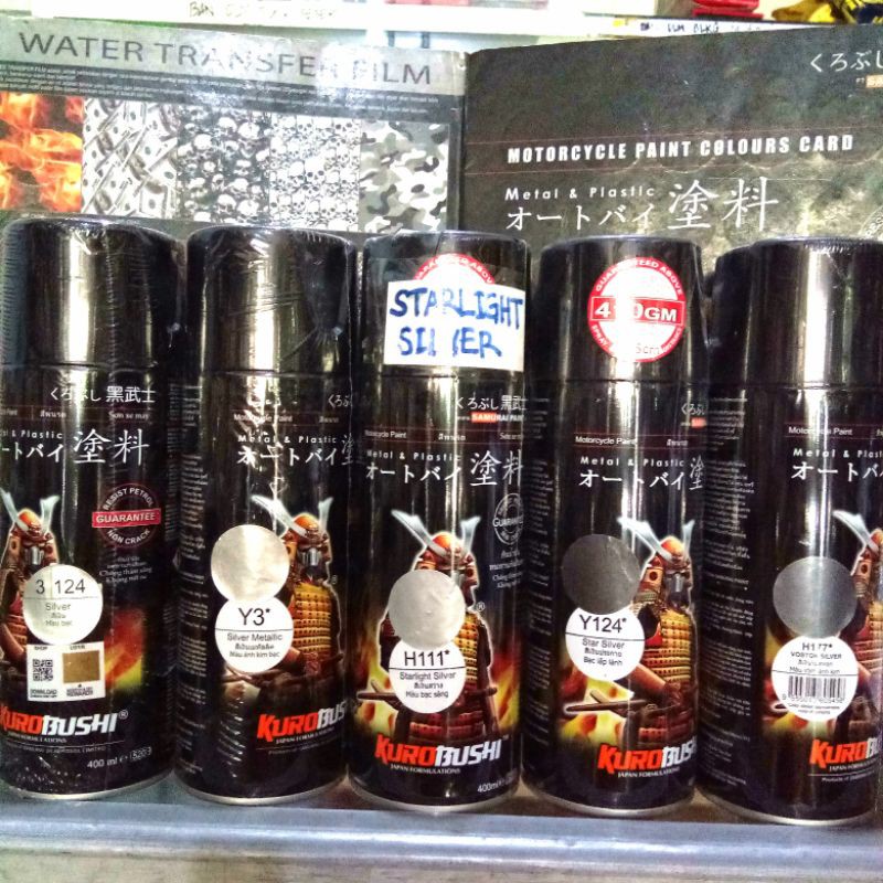 Jual SAMURAI PAINT SILVER-SPARKLING-METALIC -STARLIGHT-VOXTOX-CHRYSTAL ...