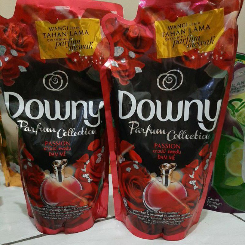 Jual Downy Pelembut dan Pewangi Pakaian Konsentrat Passion Refill 600 ml 850ml | Shopee Indonesia