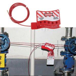 Jual Terpopuler Gate Valve Cable Lockout Metal Cable Gas Valve Lock Out ...