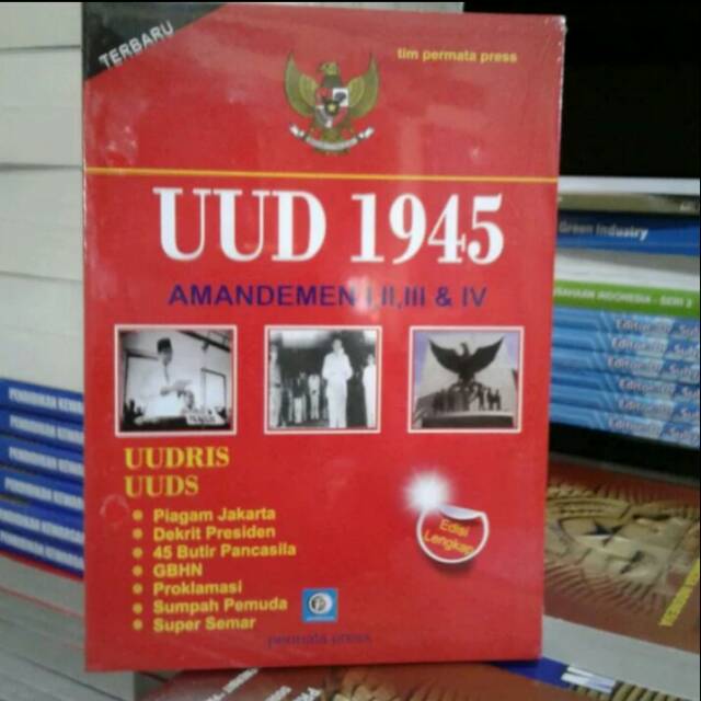 Jual UUD 1945 AMANDEMEN I, II III IV | Shopee Indonesia