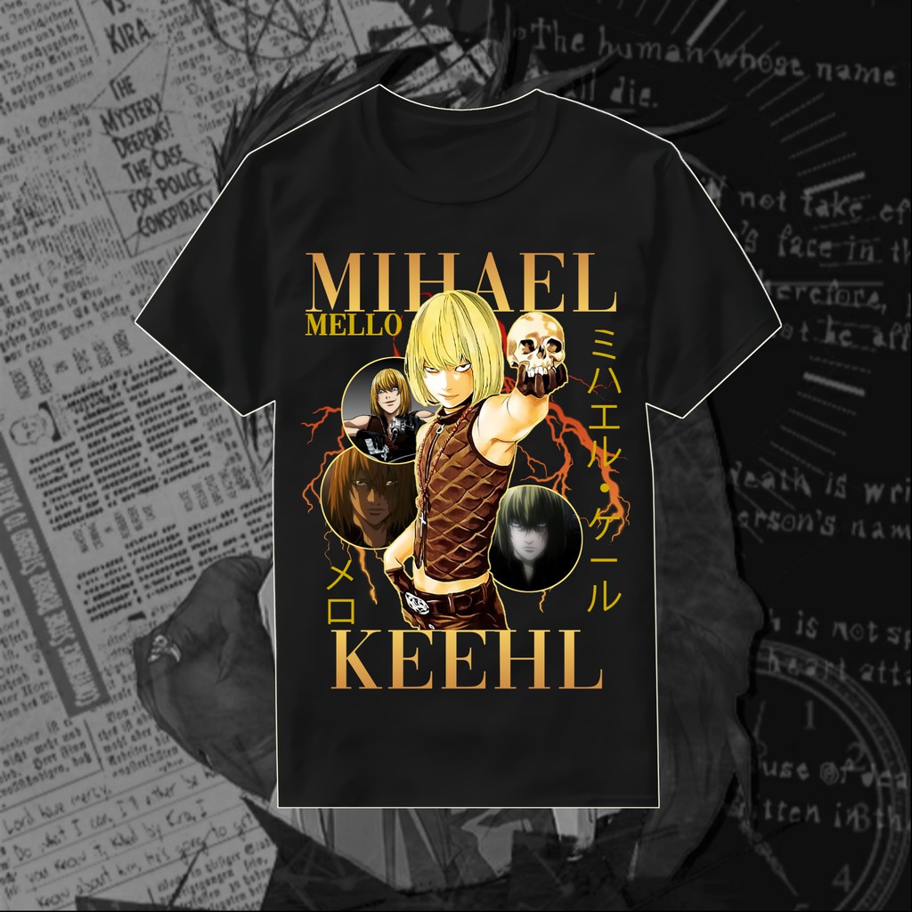 Jual MELLO DEATH NOTE HOMAGE T-SHIRT | Shopee Indonesia