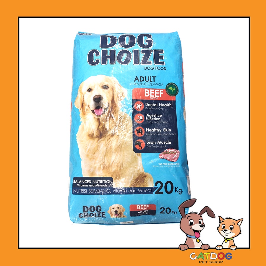 Jual Dog Choize Beef 20kg | Shopee Indonesia