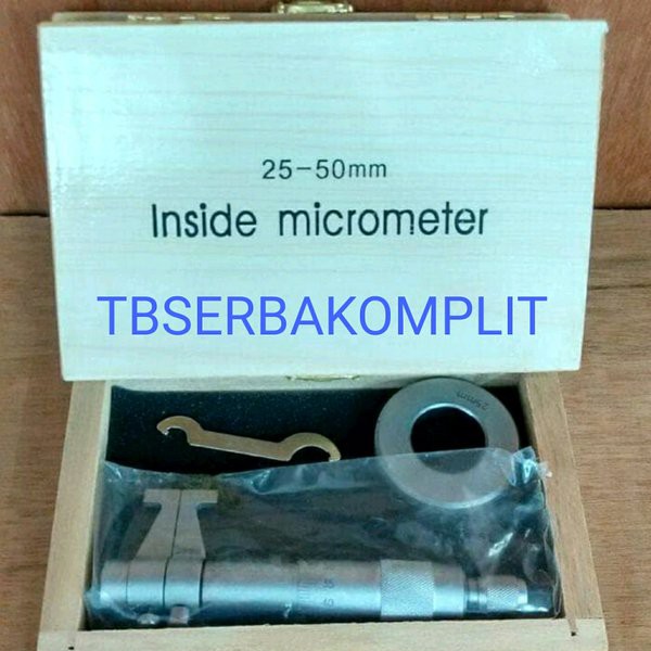 Jual Micrometer Inside 25-50 mm x 0.01mm Alat Ukur Mikrometer ID ...