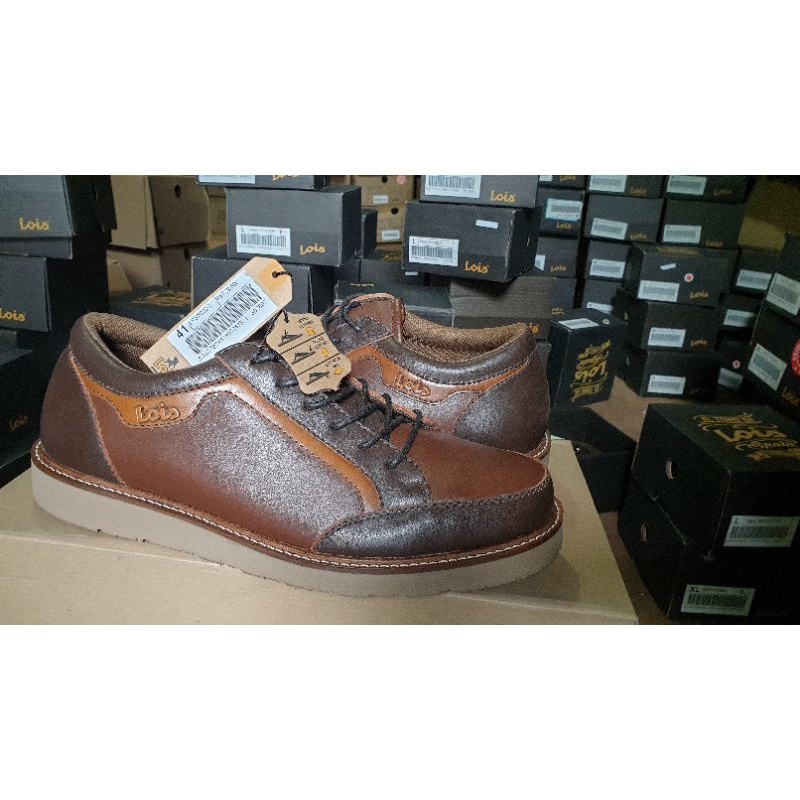 Jual SEPATU KULIT LOIS ORIGINAL LSSB022C | Shopee Indonesia