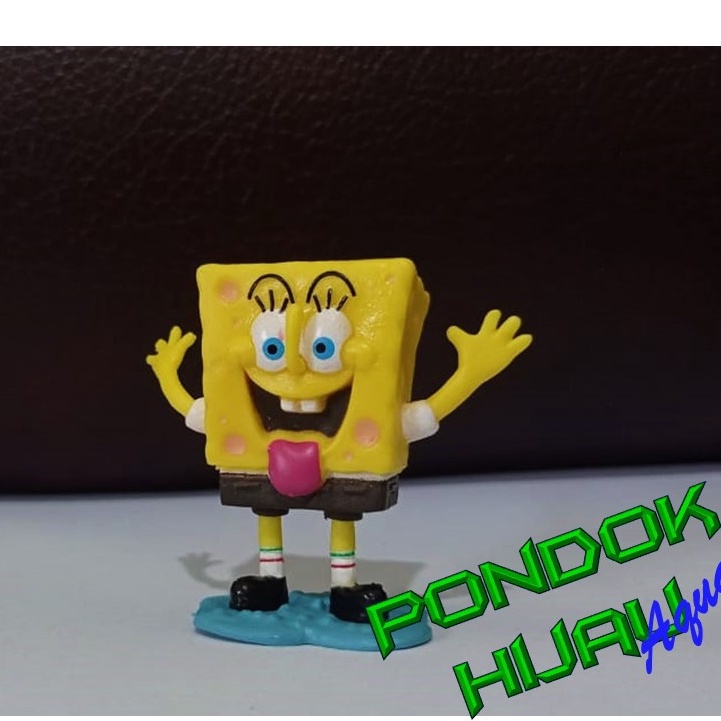 Jual Hiasan Aquarium/Aquascape : Spongebob! (Tidak Bau Cat, Aman utk ...