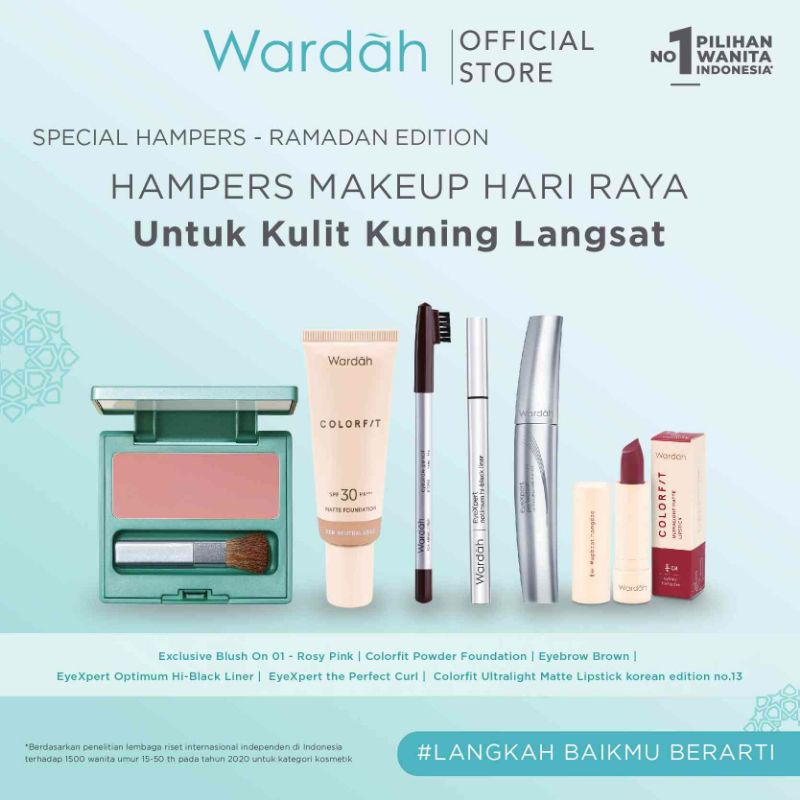 Jual wardah hampers makeup kuning langsat | Shopee Indonesia
