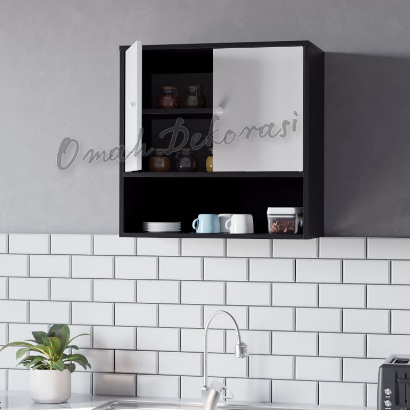 Jual Kitchen Set Atas 2 Pintu Kitchen Set Minimalis Rak Dapur Serbaguna ...