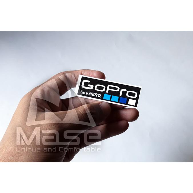 Jual Stiker Go Pro Hero dapat 2 ukuran mase33 | Shopee Indonesia