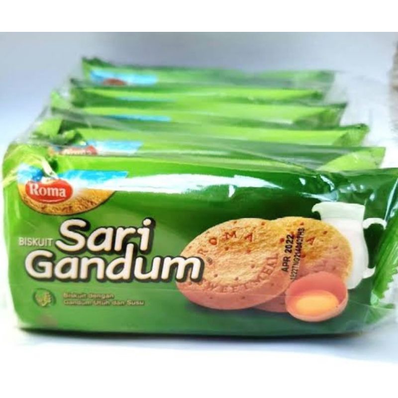 Jual Biskuit Roma Sari Gandum ( isi 10pcs @39gr ) | Shopee Indonesia