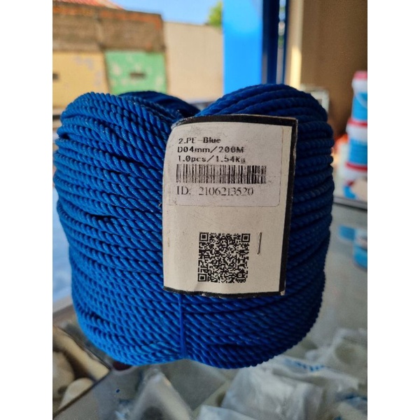 Jual Tali tambang 4 mm tali tampar ukuran 4 mm per meter | Shopee Indonesia