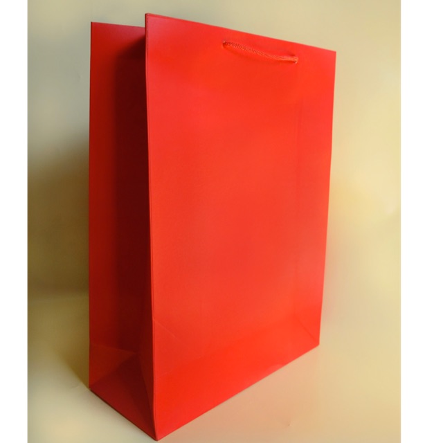 Jual PAPERBAG NEW DUPLEX MERAH ( min pembelian 12 pcs) | Shopee Indonesia