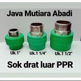 Jual SOK DRAT LUAR PPR 1 1/4''/SOK SAMBUNGAN 40mm GREEN TIGRIS PPR PIPA ...