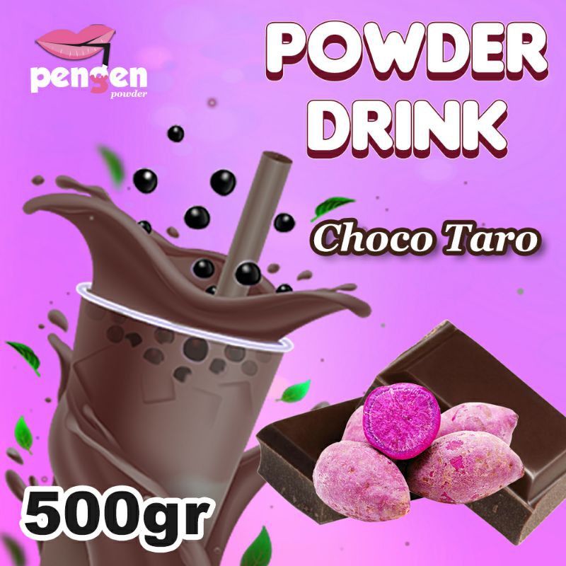 Jual Bubuk Minuman Drink Powder Rasa Choco Taro 500gr | Shopee Indonesia