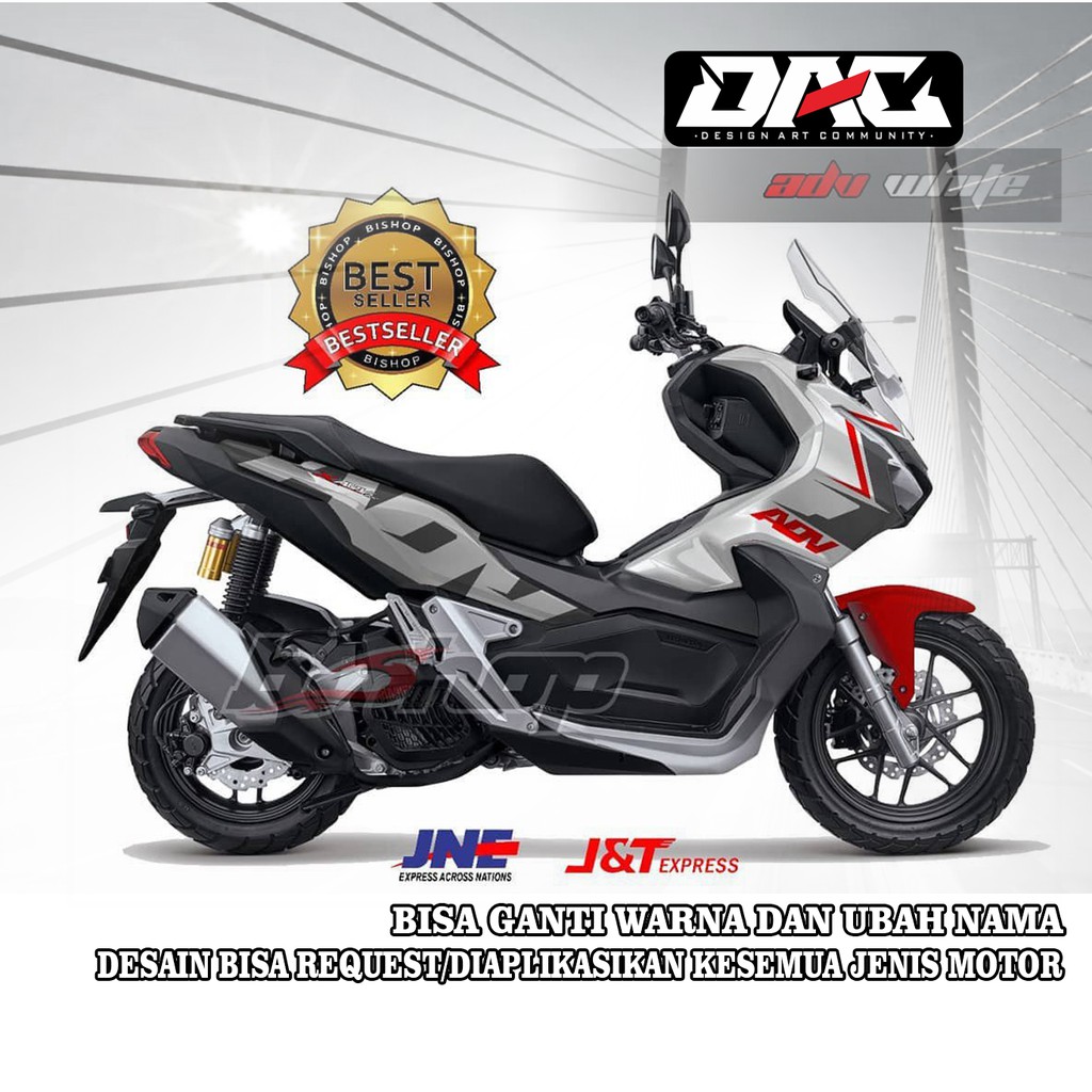 Jual Sticker decal full body Honda ADV Putih Simpel | Shopee Indonesia