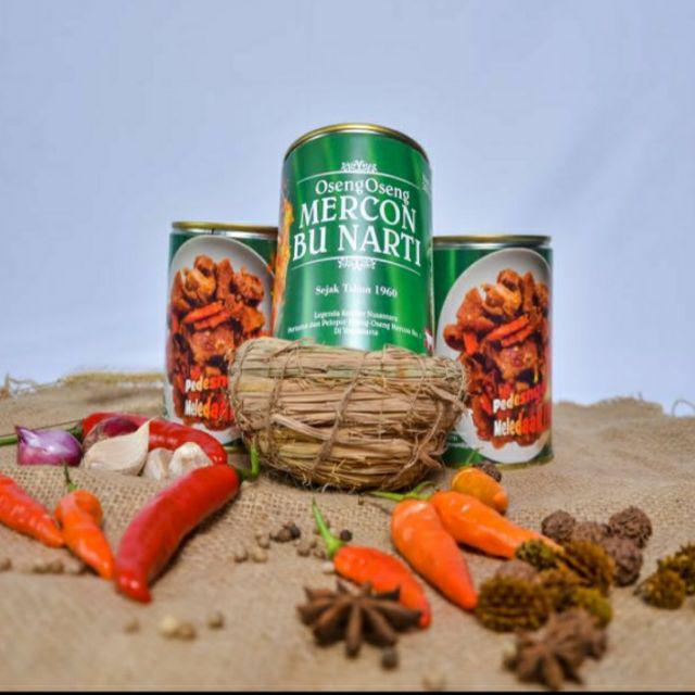 Jual Oseng Mercon Bu Narti Kaleng Asli Jogja (Free Bubblewrap dan ...