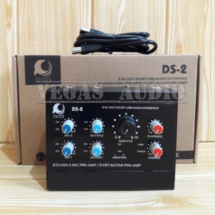Jual DOLPHIN SOUND DS2 USB AUDIO INTERFACE ORIGINAL | Shopee Indonesia