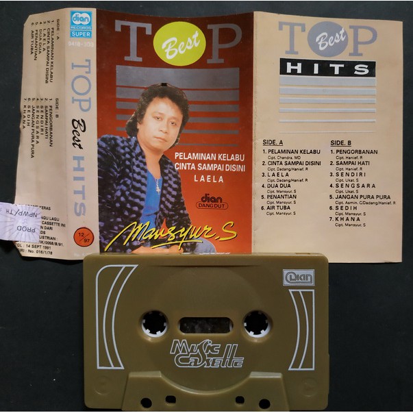 Jual Kaset Top Best Hits Mansyur S. | Shopee Indonesia
