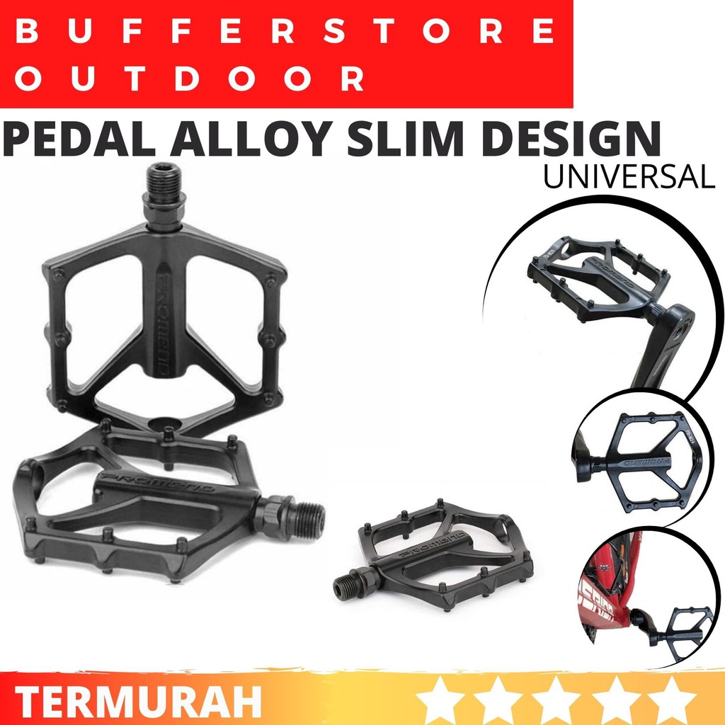 Jual pedal alloy alumunium bearing promend sepeda lipat mtb gunung roadbike premium | Shopee ...