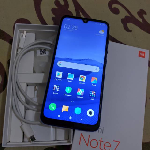 Jual Redmi note 7 NEW UNIT 3/32 atau 4/64 full custom & root ...
