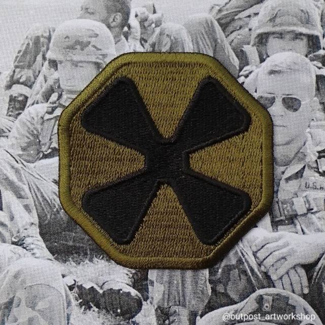 Jual Patch 8th Army Subdued Emblem Bordir Military Airsoft | Shopee ...