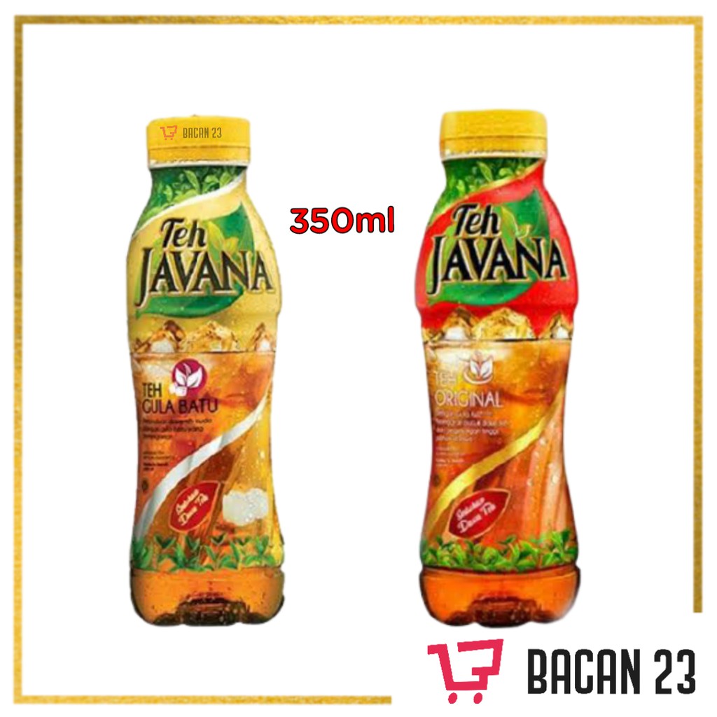 Jual Teh Javana (350ml) - ( Original - Gula Batu ) / Teh Botolan ...