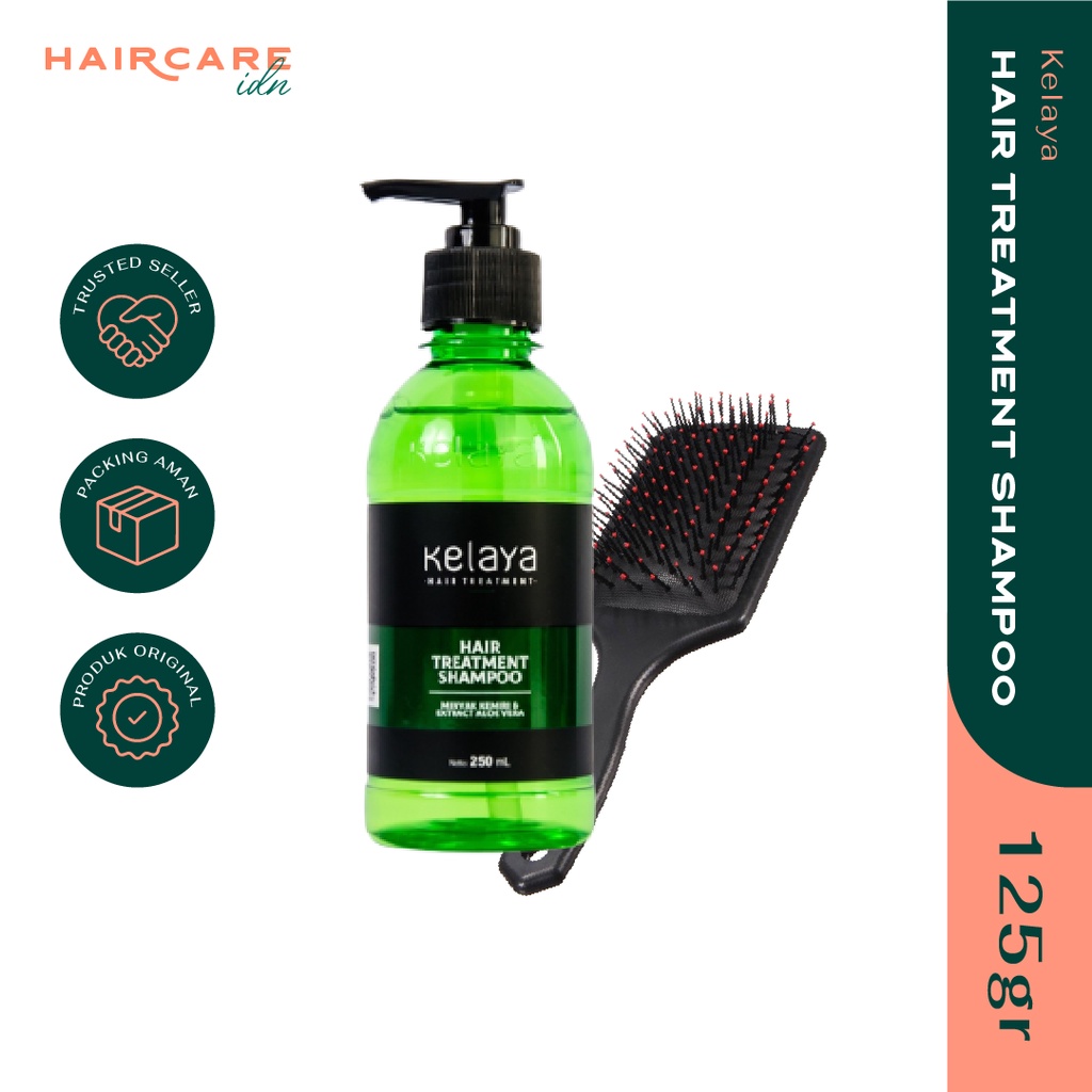 Jual Kelaya Hair Treatment Shampoo Rambut Rontok 250 Ml (FREE SISIR ...