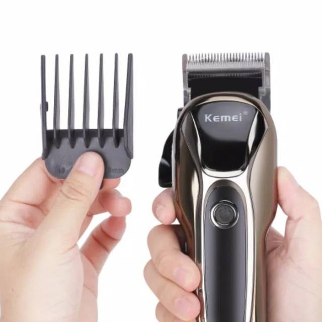 Jual Kemei Hair Clipper KM - 1990 Alat Mesin Cukur Rambut Rechargeable New | Shopee Indonesia
