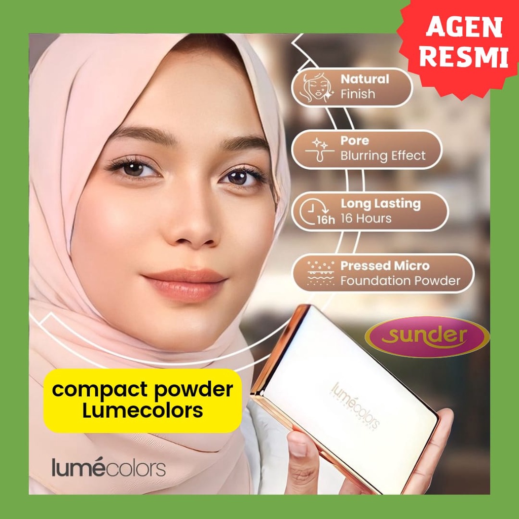 Jual Lumecolors Compact Powder Two Way Cake Lume Lumecolor Bedak Padat ...