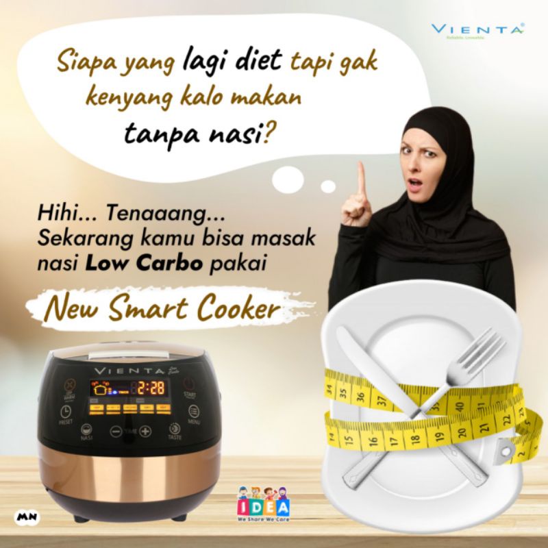 Jual New Smart Cooker Low Carbo Vienta | Rice Cooker Low Carbo | NSC ...