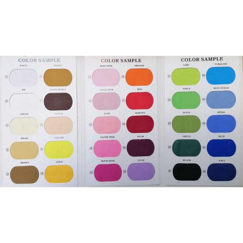 Jual SAMPLE WARNA KAIN KATUN CATRA | Shopee Indonesia