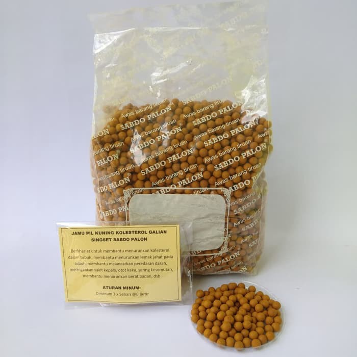 Jual [Repack] Jamu Pil Kuning Kolesterol Sabdo Palon Isi: +- 500btr ...