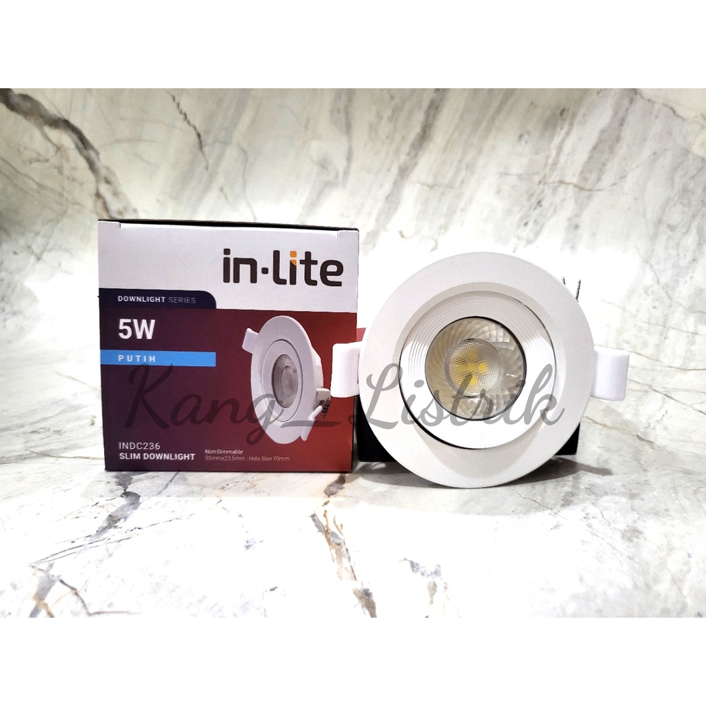 Jual Lampu Spotlight IN-LITE / Downlight LED SPOT Inlite 5W INDC236 ...