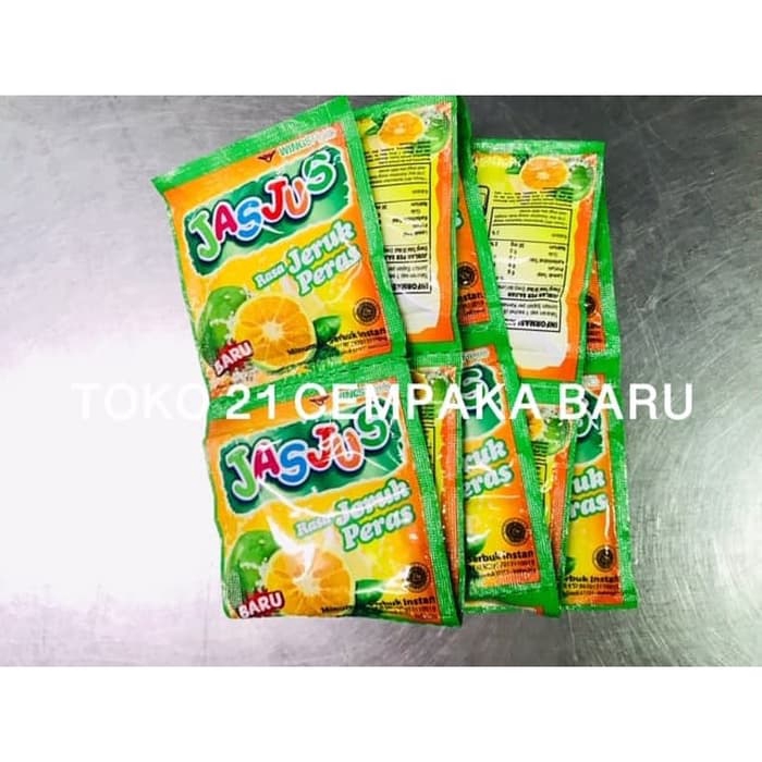 Jual JasJus Rasa JERUK PERAS 1 renceng isi 10 sachet | Minuman Rasa ...