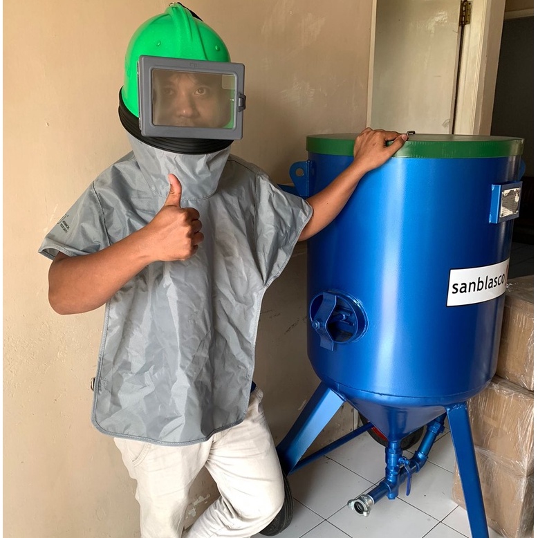 Jual helm sandblasting helmet rpb astro | Shopee Indonesia