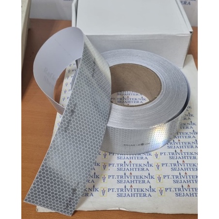 Jual scotchlite solas Tape Retro Reflective IMPA 330189,stiker silver ...