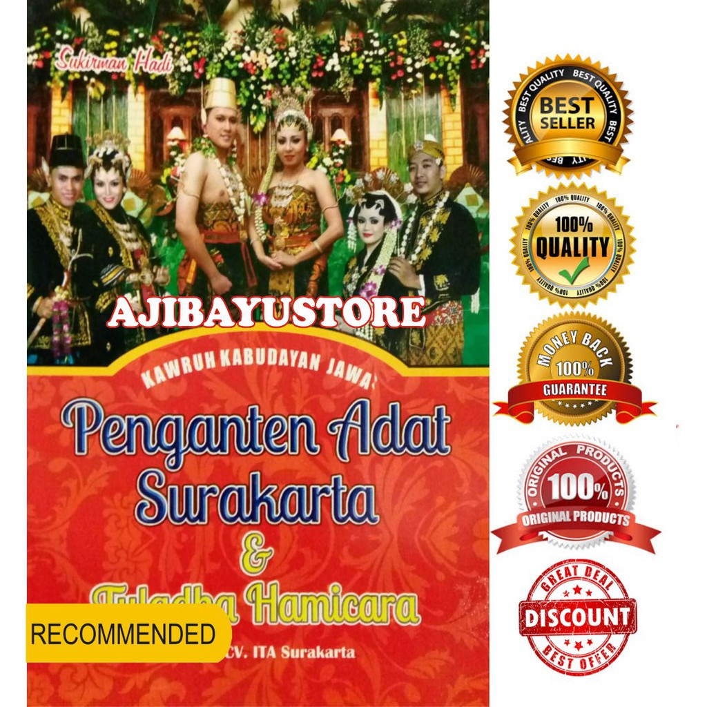 Jual BUKU KAWRUH KABUDAYAN JAWA PENGANTIN PENGANTEN ADAT SURAKARTA & TULADHA HAMICARA ITA ...