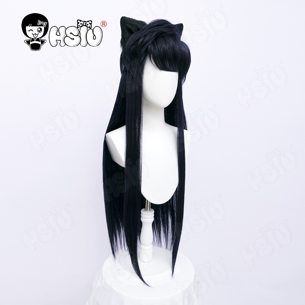 Jual Komi Shoko Cosplay Wig Komi-san Wa Comyushou Desu Fiber Synthetic ...