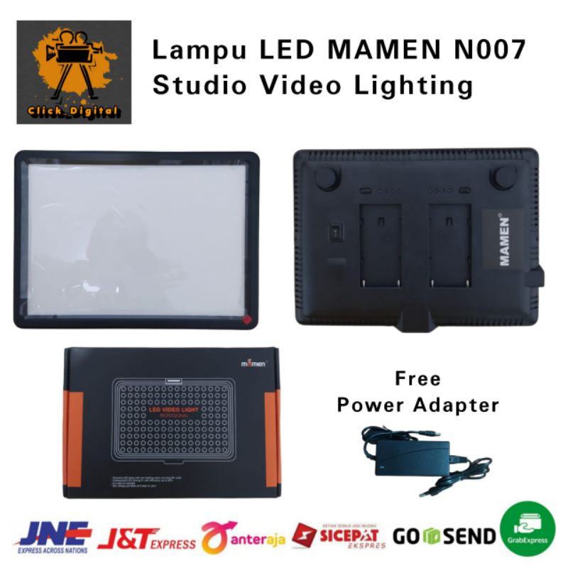 Jual LED MAMEN N007 Bi Colour Lighting Panel - Lighting Studio MAMEN ...