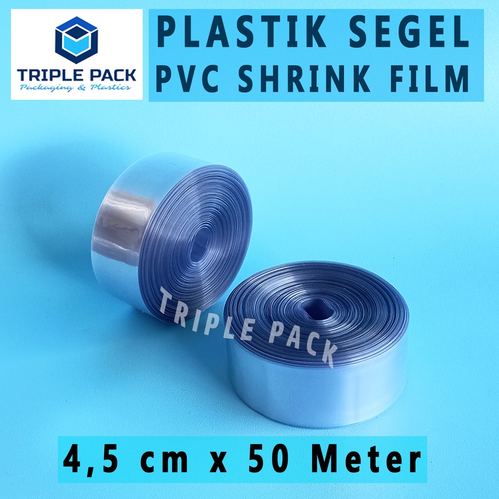 Jual Plastik Segel / PVC Shrink Film 4,5 cm x 50 Meter Bungkus Kemasan ...