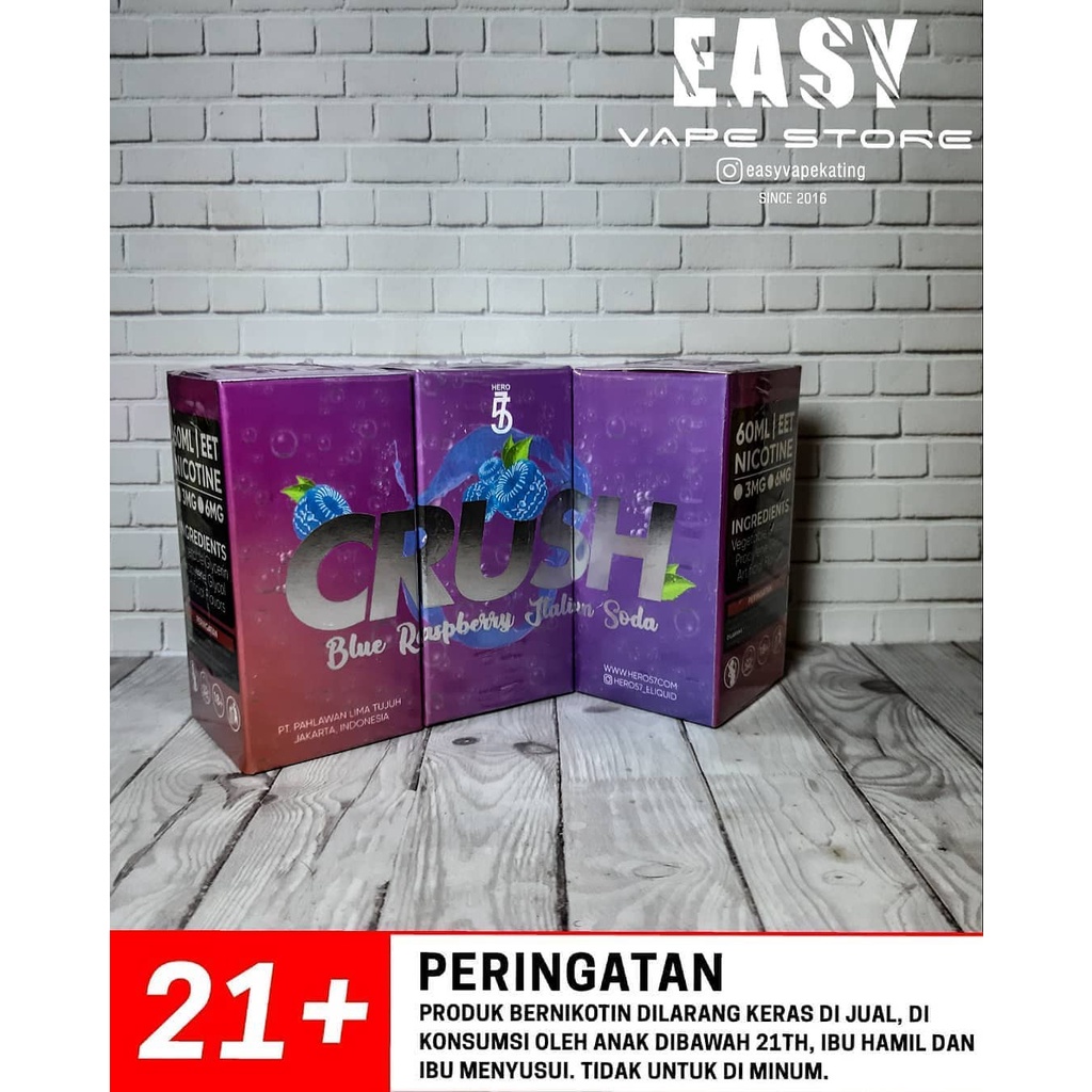 Jual LIQUID CRUSH BLUE RASPBERRY ITALIAN SODA 3MG 60ML | Shopee Indonesia