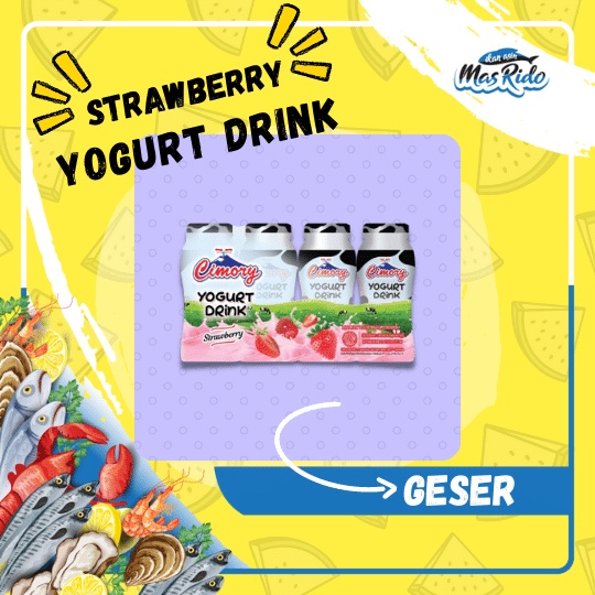 Jual Cimory Yogurt Drink Botol Mini Rasa Strawberry Fresh Milk Yogurt | Shopee Indonesia