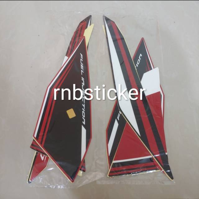 Jual Stiker striping stripping motor yamaha vixion 2015 lis hitam merah | Shopee Indonesia